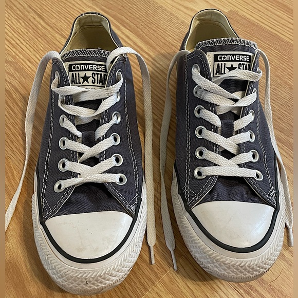 Converse | Shoes | Converse Chuck Taylor All Star Ox Sharkskin Gray ...